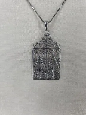 Southern Gates | Jewelry | Southern Gates Sterling Silver Scroll Top ...